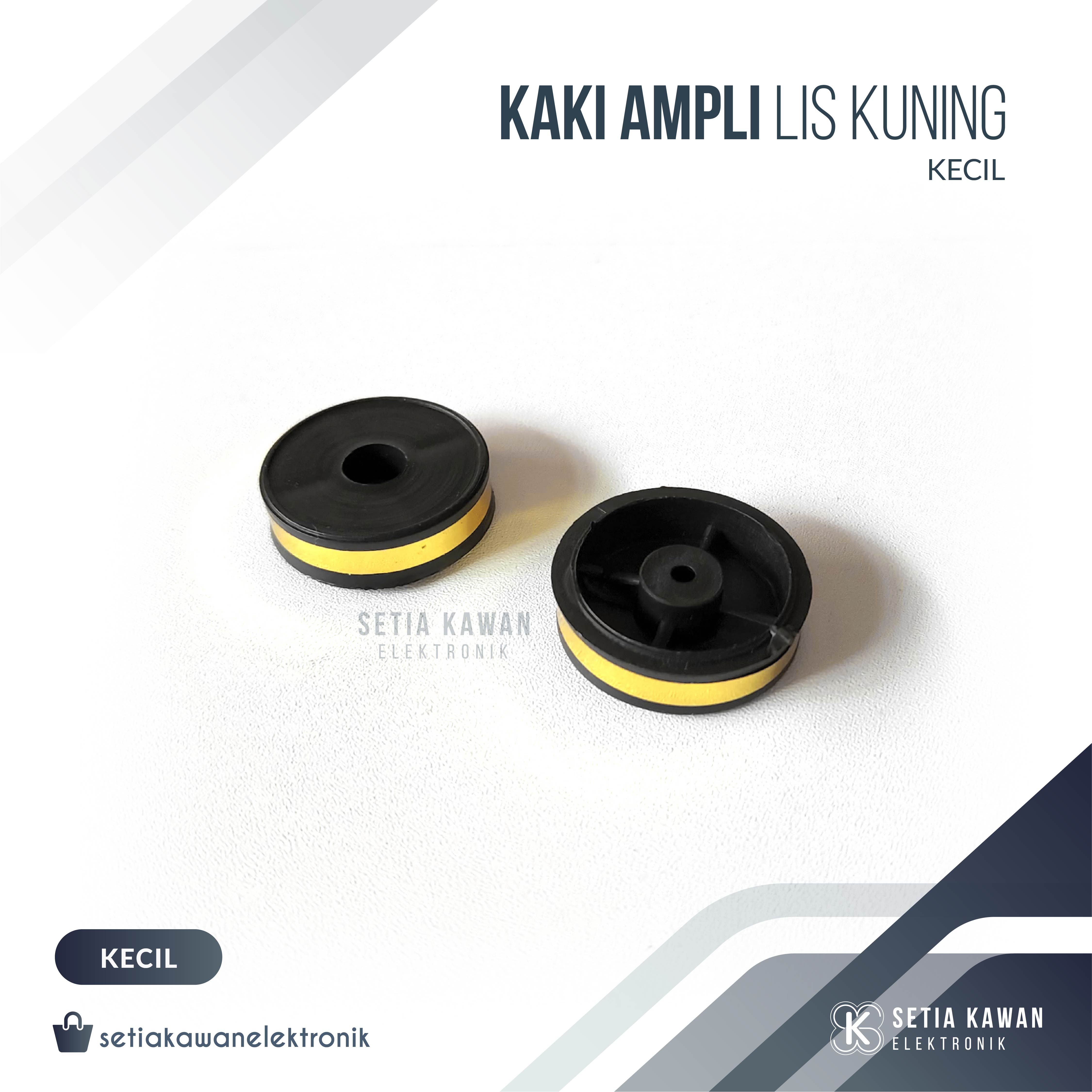 Kaki Box Amplifier Plastik Lis Kuning Emas Kecil Tanggung Besar / Kaki ...