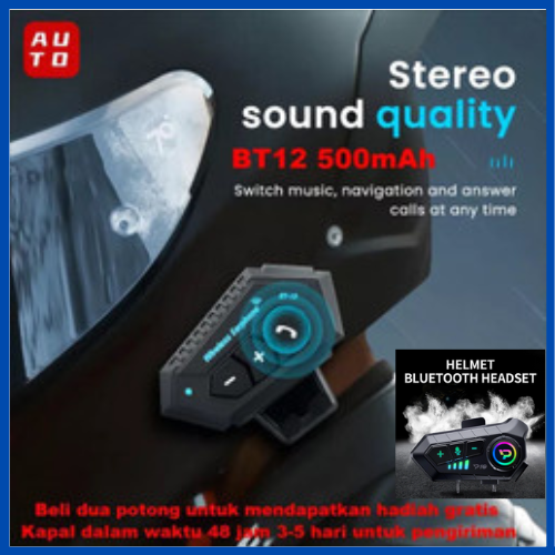 NS Kebidumei Intercom Helm Bluetooth Radio FM Headset Helmet Motorcycle ...