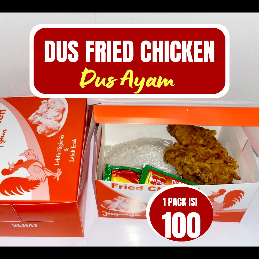 Dus Fried Chicken Isi 100 Pcs - Box Ayam Fried Chicken | Lazada Indonesia