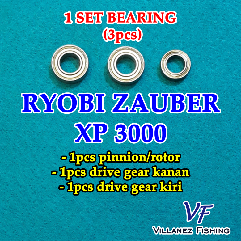 SPAREPART REEL SET RYOBI ZAUBER MINI BEARING PANCING SPARE PART KEREKAN ...