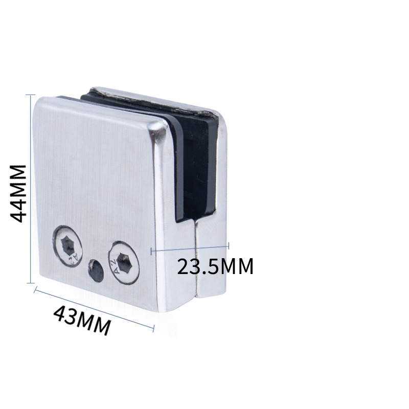 Penjepit Kaca/Glass Shelf Clamp Bracket/Glass Clips Adjustable Wall ...