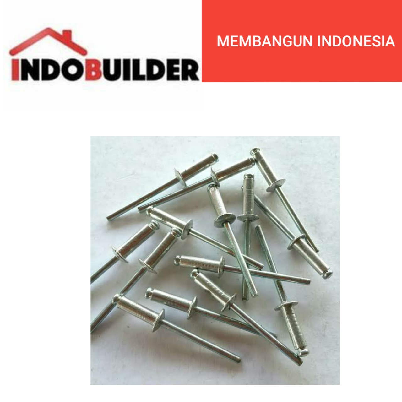 PAKU RIVET 4 MM ISI 20 PCS PER PACK / BLIND RIVET | Lazada Indonesia