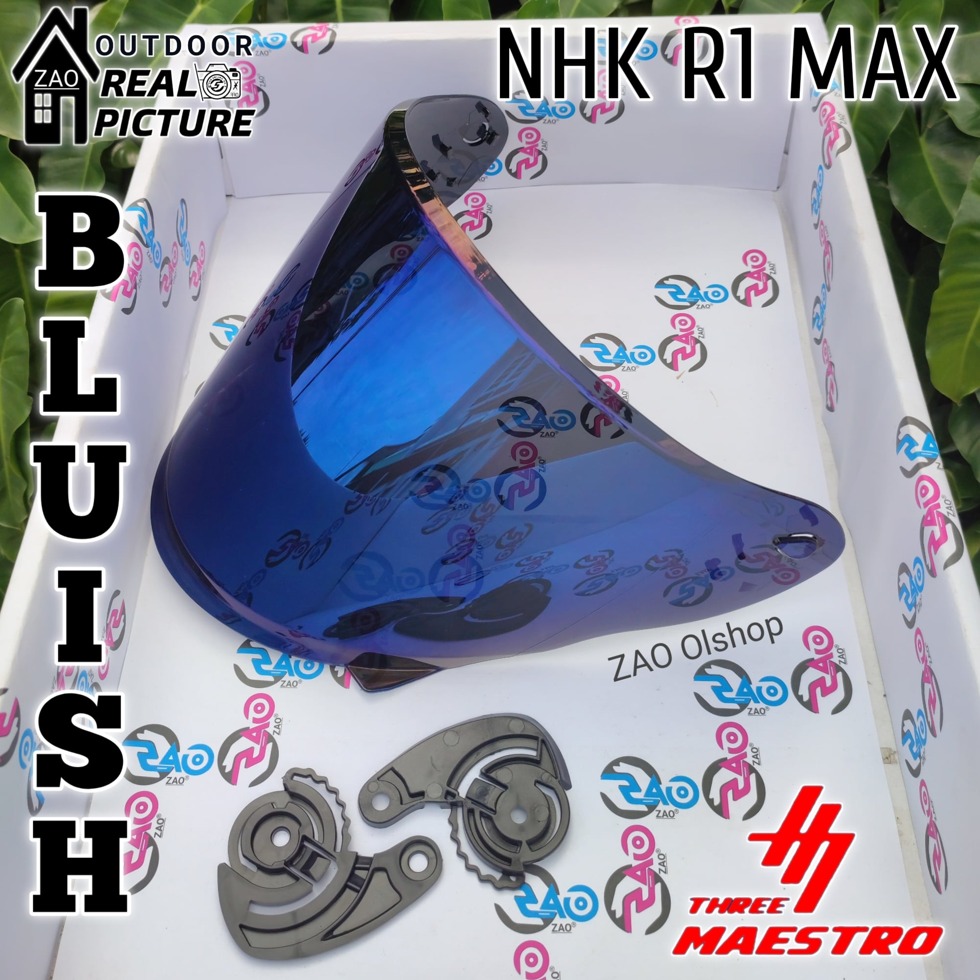 Kaca Helm NHK R1 MAX Visor Helmet FLAT venom open TEBAL PREMIUM by ...