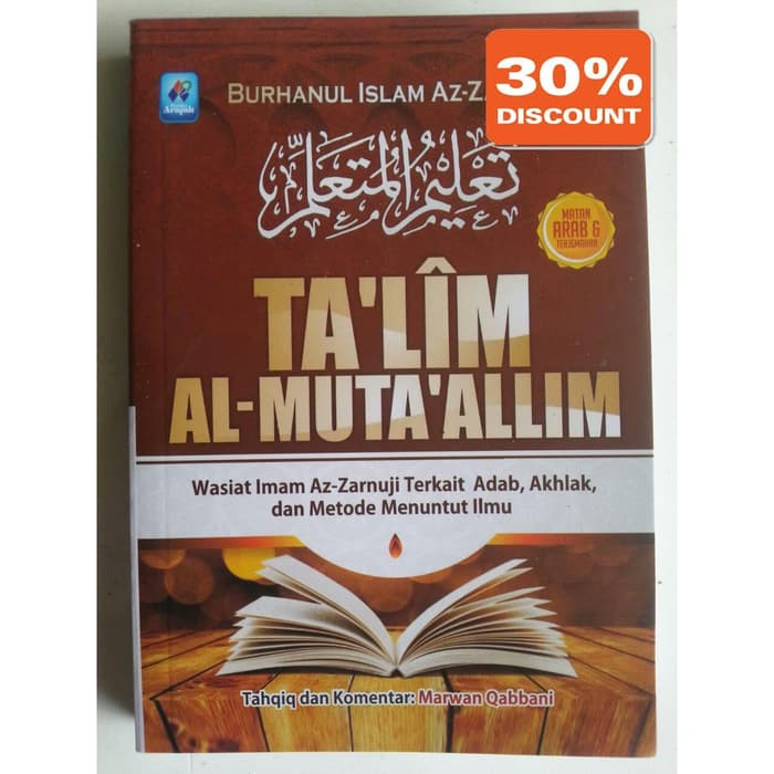 Buku Talim Al-Mutaallim Wasiat Terkait Adab Akhlak Menuntut Ilmu ...