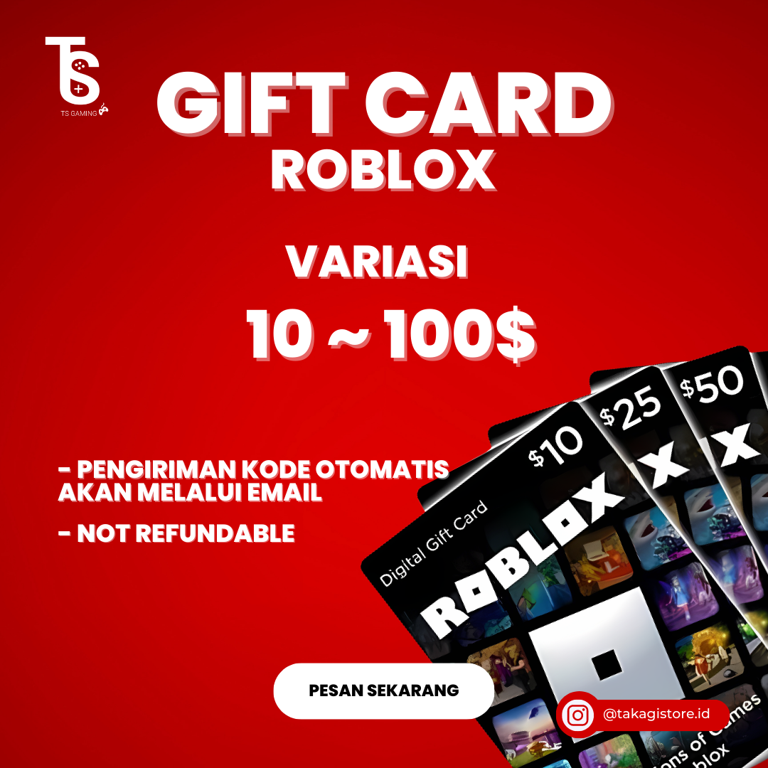 Jual Robux Roblox Gift card atau Game Card | Lazada Indonesia