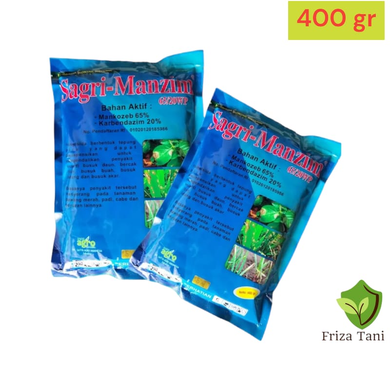 Fungisida Sagri Manzim 65/20wp 400gr bahan aktif Mangkozeb 65% ...