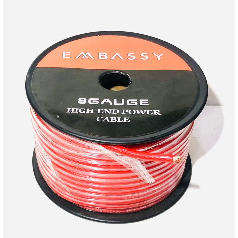 Kabel 8 AWG Embassy Kabel Audio Power 8 AWG Tembaga Embassy Per Meter ...