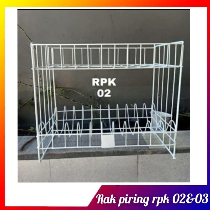 rak piring susun 3 anti karat, rak kawat susun 3 dan susun 2 / rak ...