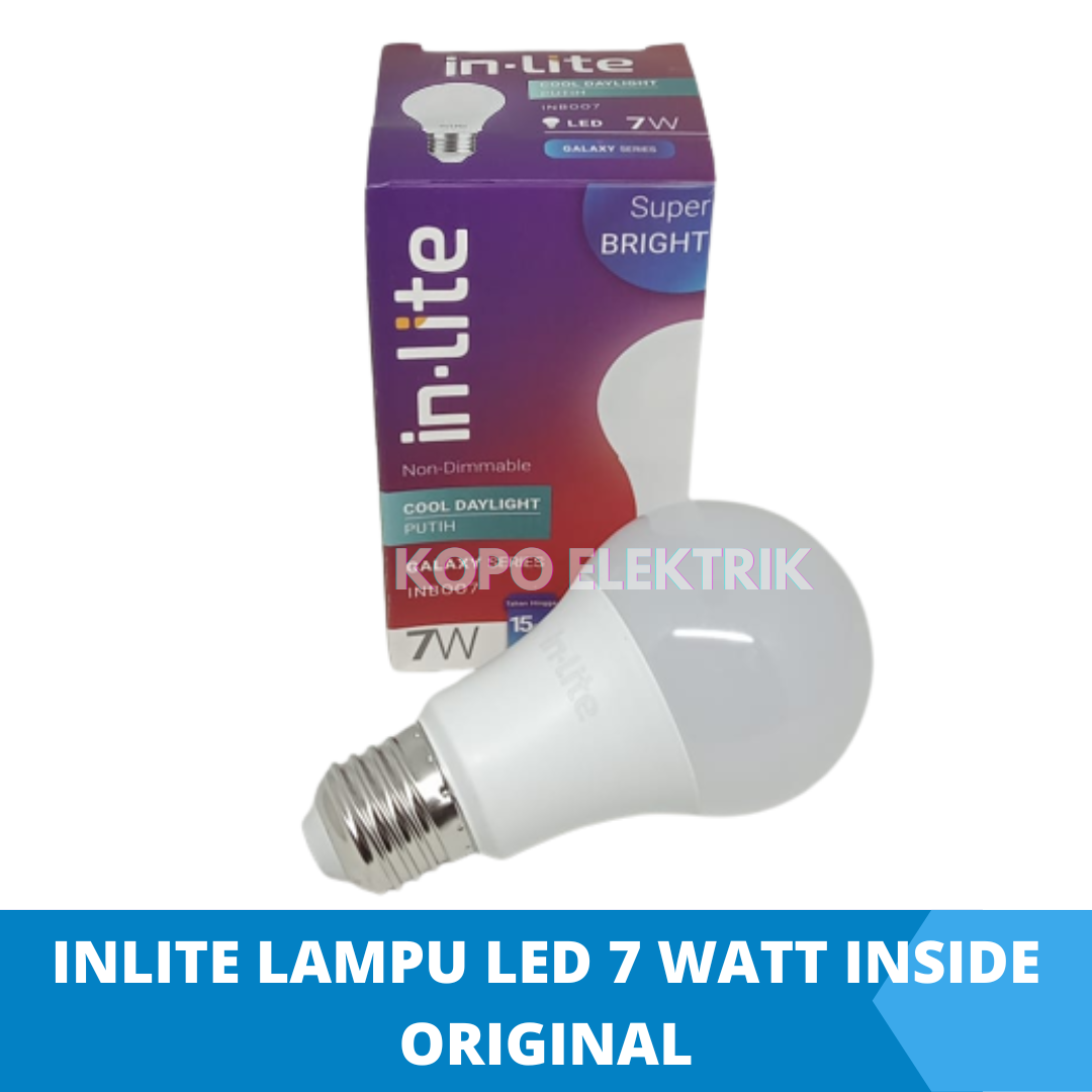 Lampu Led Inlite 7w / 7 Watt Led inside ORIGINAL | Lazada Indonesia