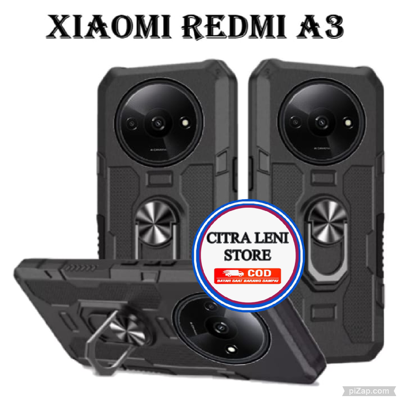 CASING HP (XIAOMI REDMI A3) CASE ROBOT HIT EYE RING CASING STANDING NEW ...
