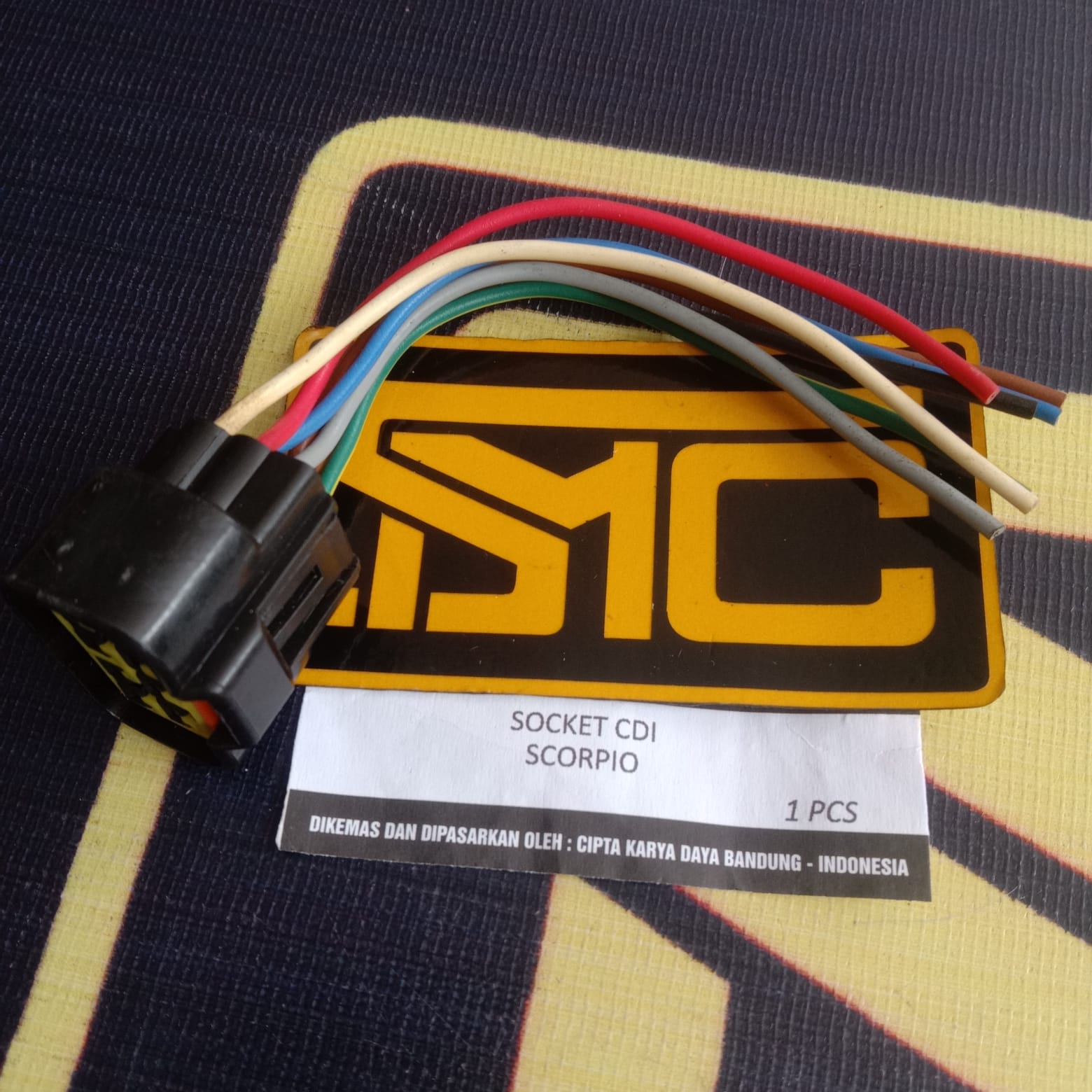 Soket / Socket / Cop CDI Yamaha Scorpio / Scorpio Z 7 Kabel Ckdpass ...