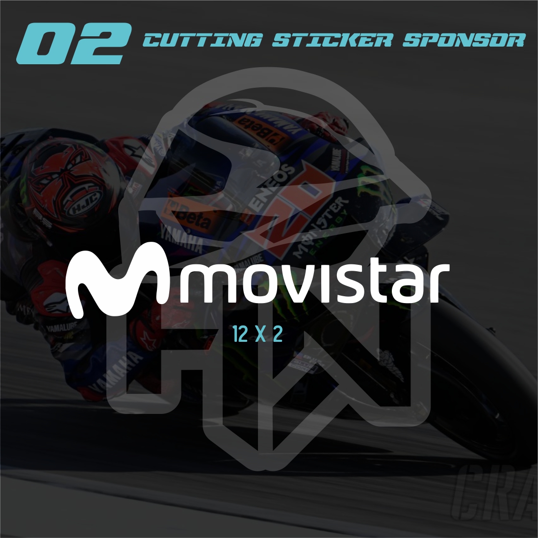 Sticker Sponsor Motor Yamaha Katalog 02 | Lazada Indonesia