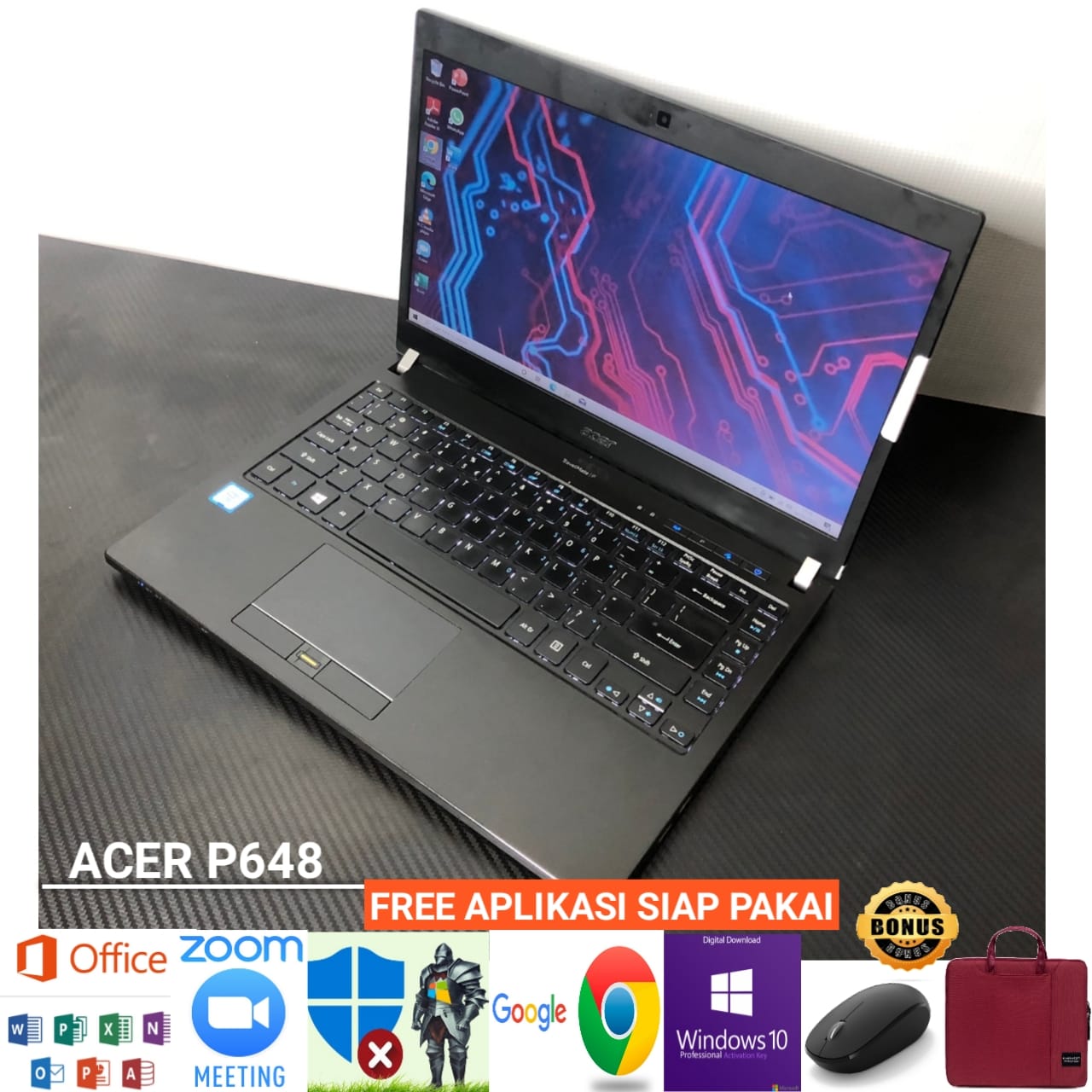 Acer Travelmate P648 Intel Core i7 Ram 8GB SSD 256GB - Windows 10 | Lazada Indonesia
