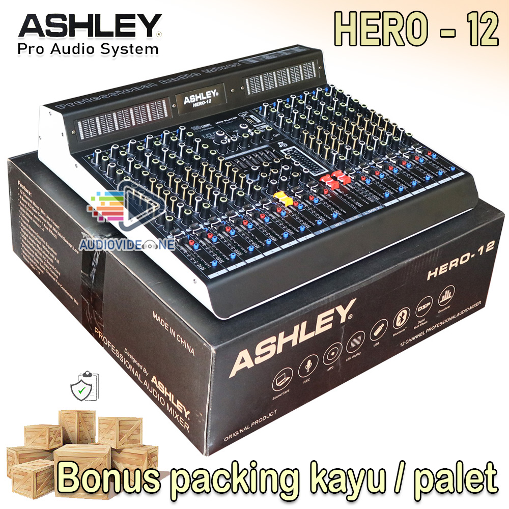 Mixer Ashley HERO 12 Chanel Plus Compres Terbaru Mikser Audio 199 Dsp 2 ...