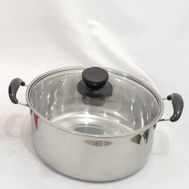 Panci masak stainless 22cm / Panci Rebus Mie / Stockpot Subron | Lazada ...