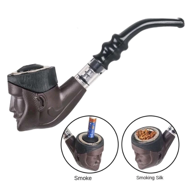 PIPA POPEYE CANGKLONG 2 IN 1 BAHAN RESIN UNTUK TEMBAKAU | Lazada Indonesia