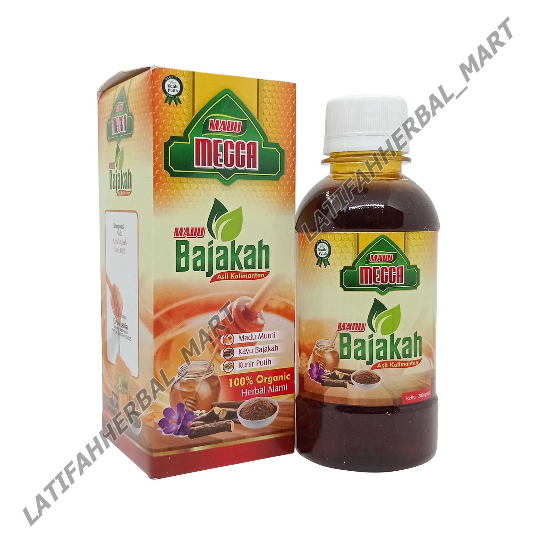 Madu Bajakah Kalimantan Madu Mecca Madu Bajaka Premium 280 Gram ...