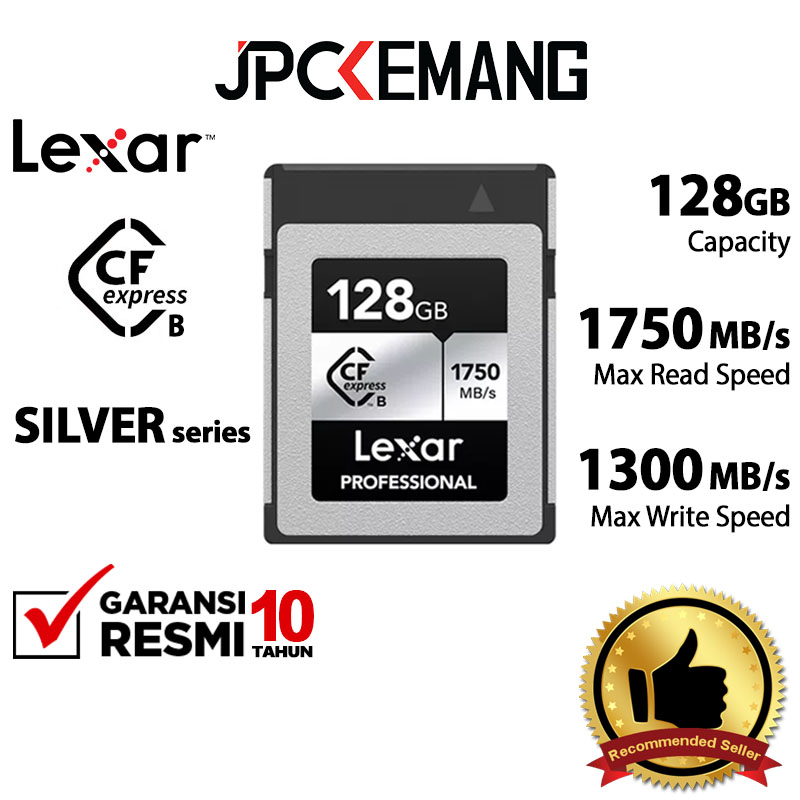 Lexar CFexpress 128GB 1750MBs Type B Silver CF Express 128 GB JPC ...