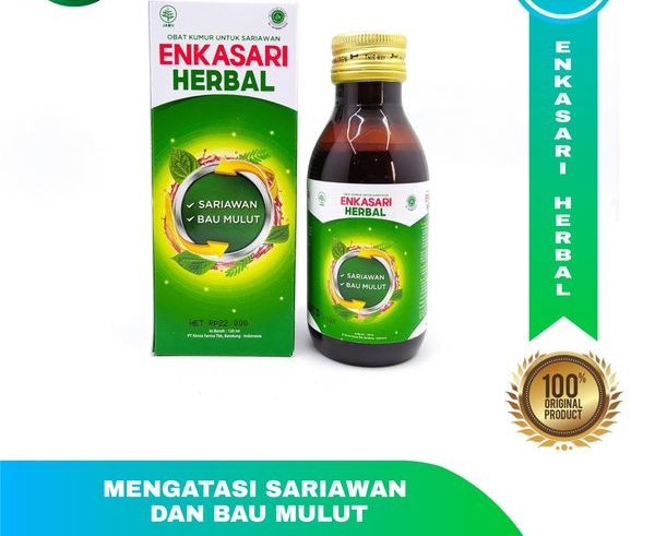 ENKASARI KUMUR 120ML PENGHILANG BAU MULUT DAN SARIAWAN | Lazada Indonesia
