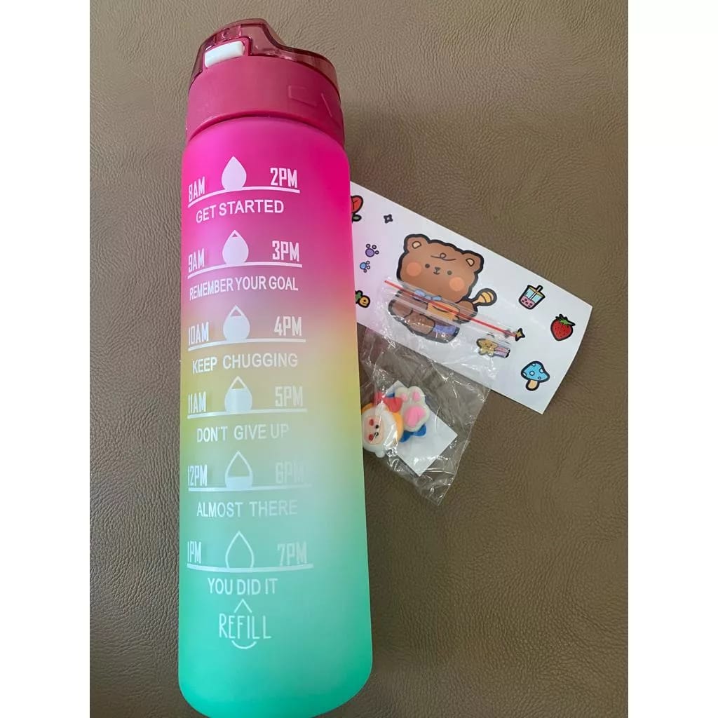 Botol Minum 1 Liter Viral Gradasi Anak 1Liter My Bottle Murah Tempat ...