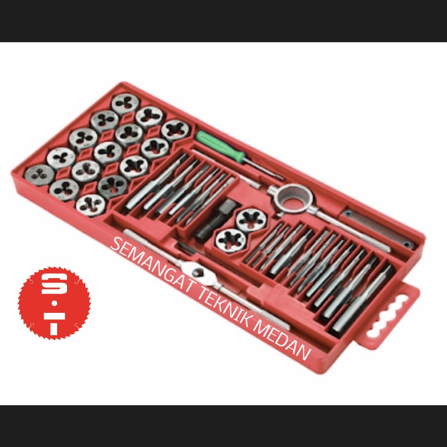 40PCS HAND TAP TAPS DIE DIES SENAI SNAI DRAT MUR ULIR KODENKI 40 PCS ...