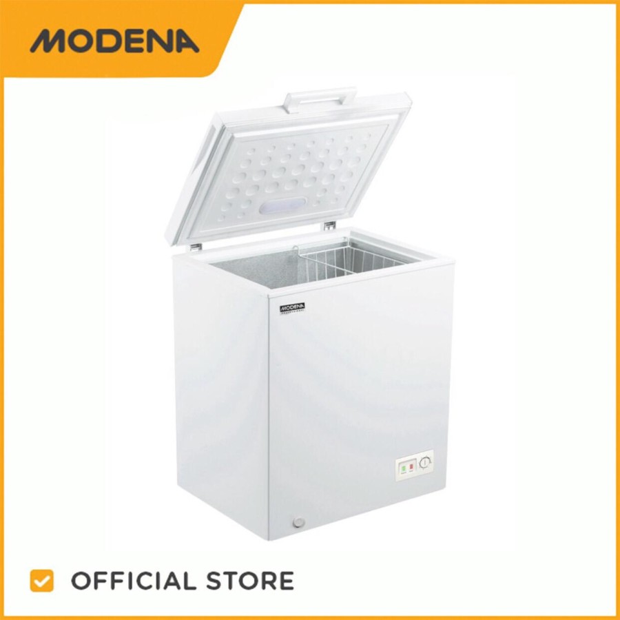 MODENA Chest Freezer - MD 0156 W (Kapasitas 115 Liter) | Lazada Indonesia