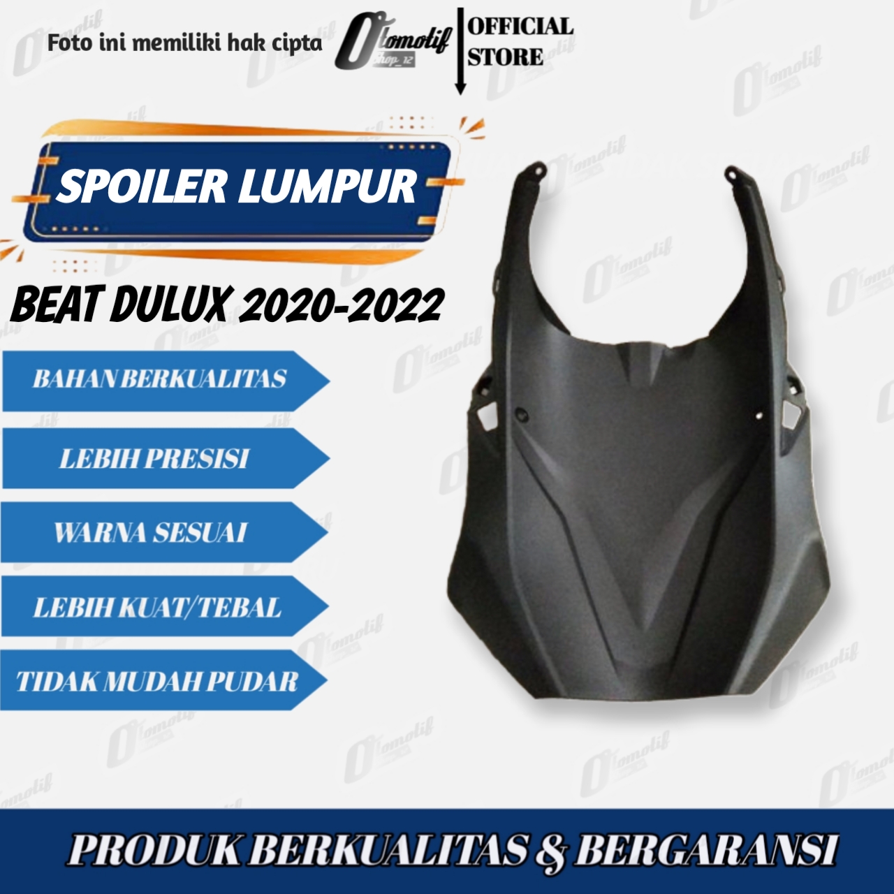 Spoiler / Panel Depan Bagian Bawah Paruh Paru Honda Beat Deluxe / beat ...