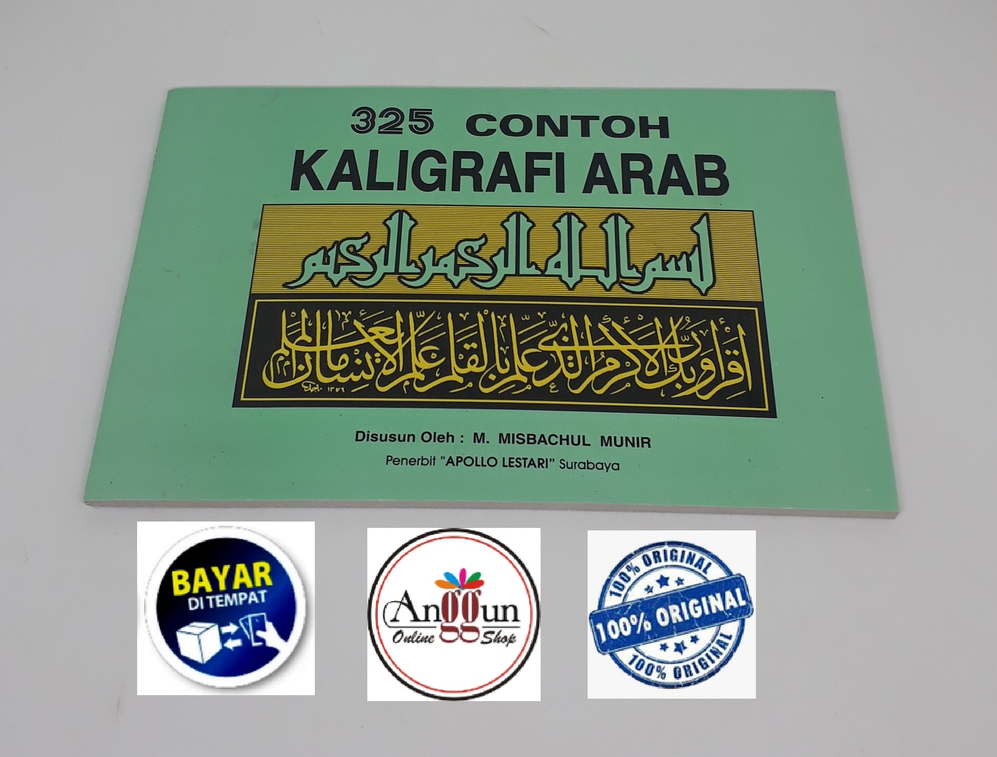 325 contoh kaligrafi Arab APL light Blue cover/ Buku khot belajar ...