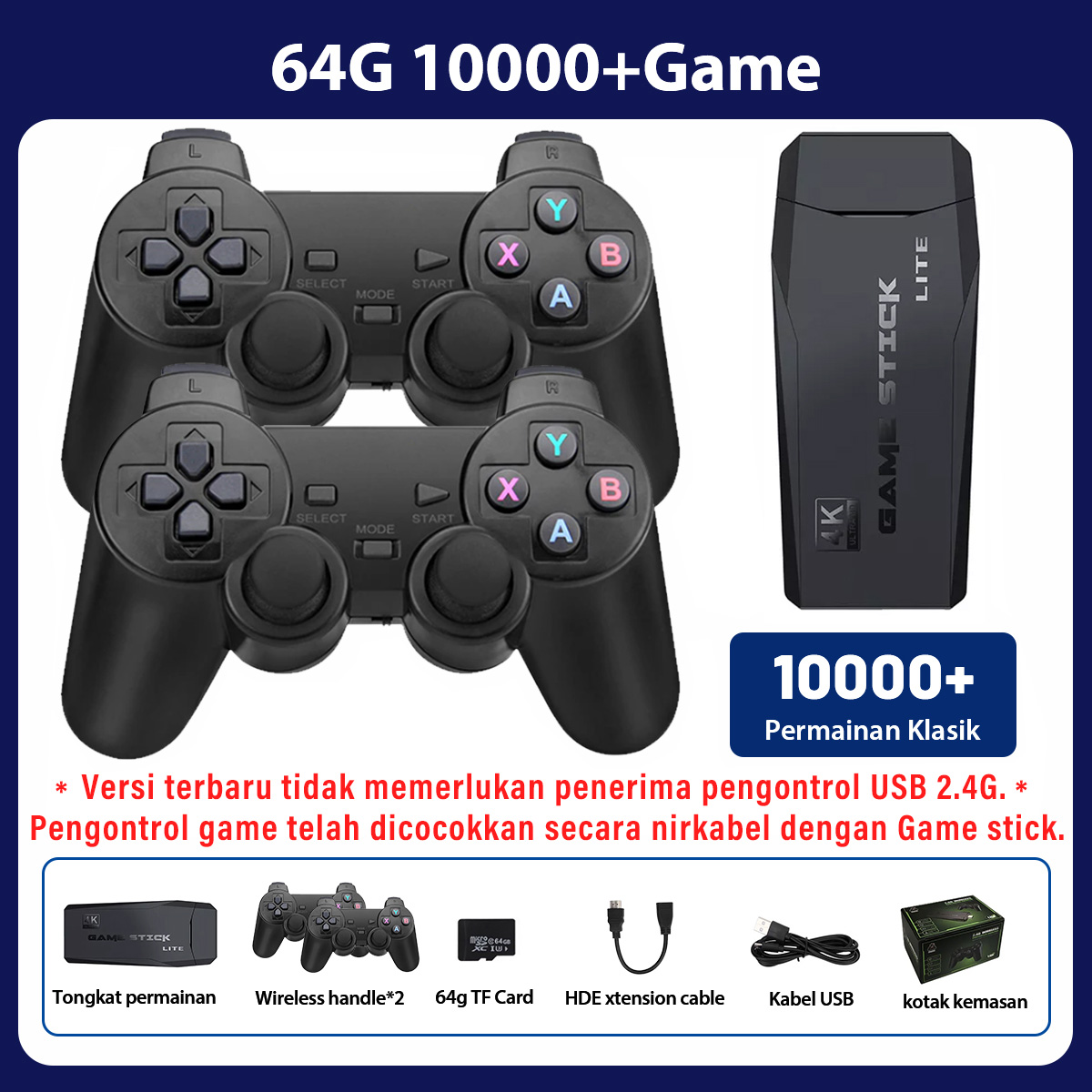 Game Stick M8PRO 4K Game Console Wireless Gamepad HDMI TV Retro Video ...