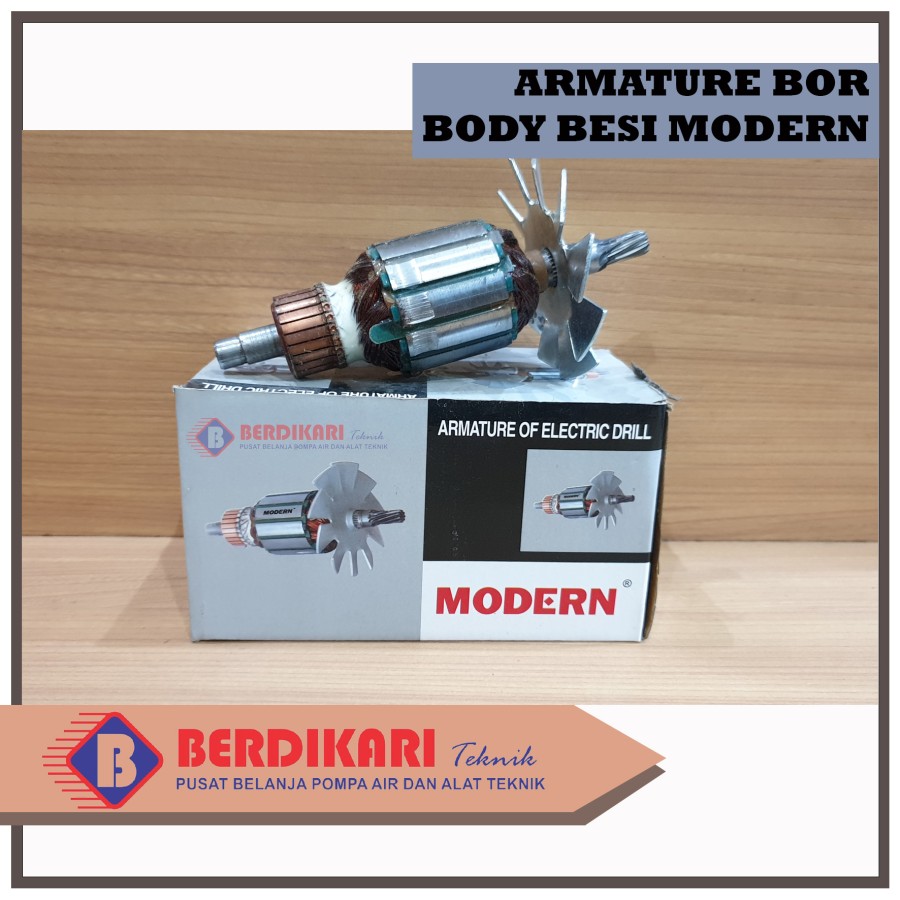 Armature/ Angker Bor / Motor / Rotor JIZ-13 Body Besi Modern | Lazada ...