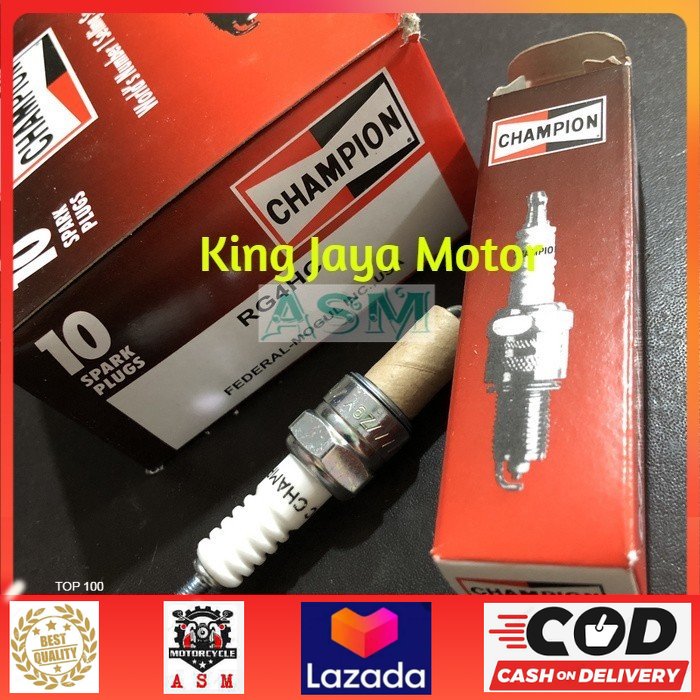 COD : Busi Champion Honda Supra X 125 Kharisma KPH 2 BUAH | Lazada ...