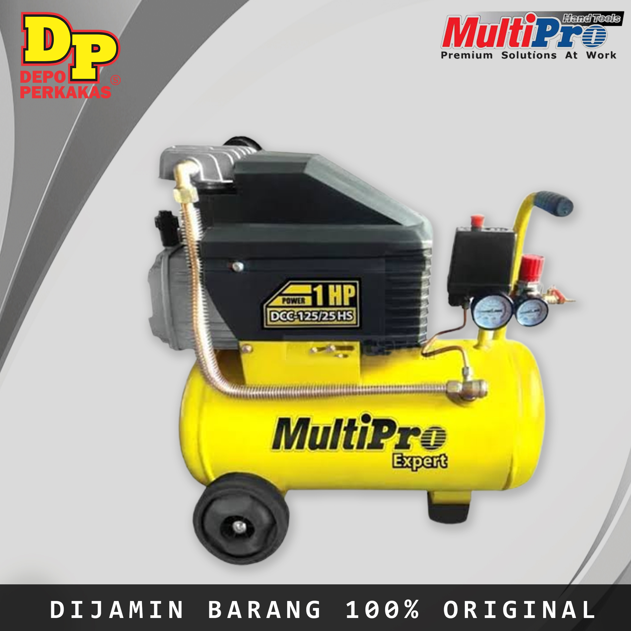 Kompresor Pumpa Angin multipro 1HP DCC-125 25liter | Lazada Indonesia