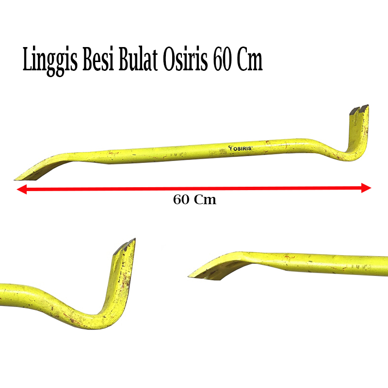 MB - Linggis Besi Bulat Osiris 60 Cm / Kuku Kambing Alat Pencabut ...
