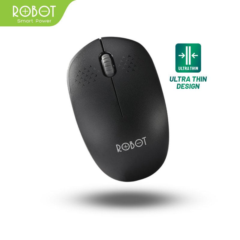 Robot Mouse Wireless M210 2.4GHz Optical 1600DPI dengan Receiver USB ...