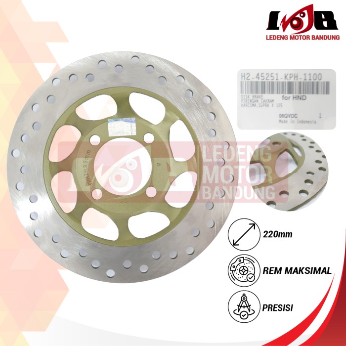 Aspira Piringan Cakram Supra X 125 Karisma KPH Front Disc Brake Depan ...