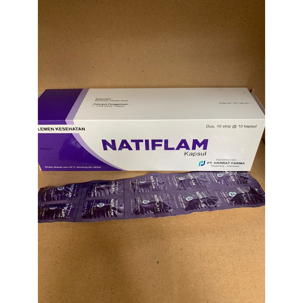 Natiflam Kapsul Suplemen Makanan 1 Strip 10 Kapsul | Lazada Indonesia