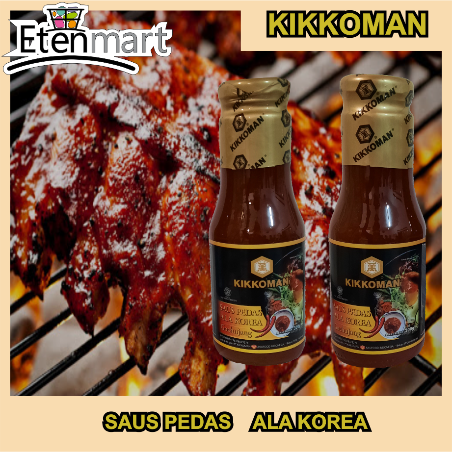 Kikkoman Gochujang Sauce - Saus Pedas Ala Korea Halal kemasan 300g ...