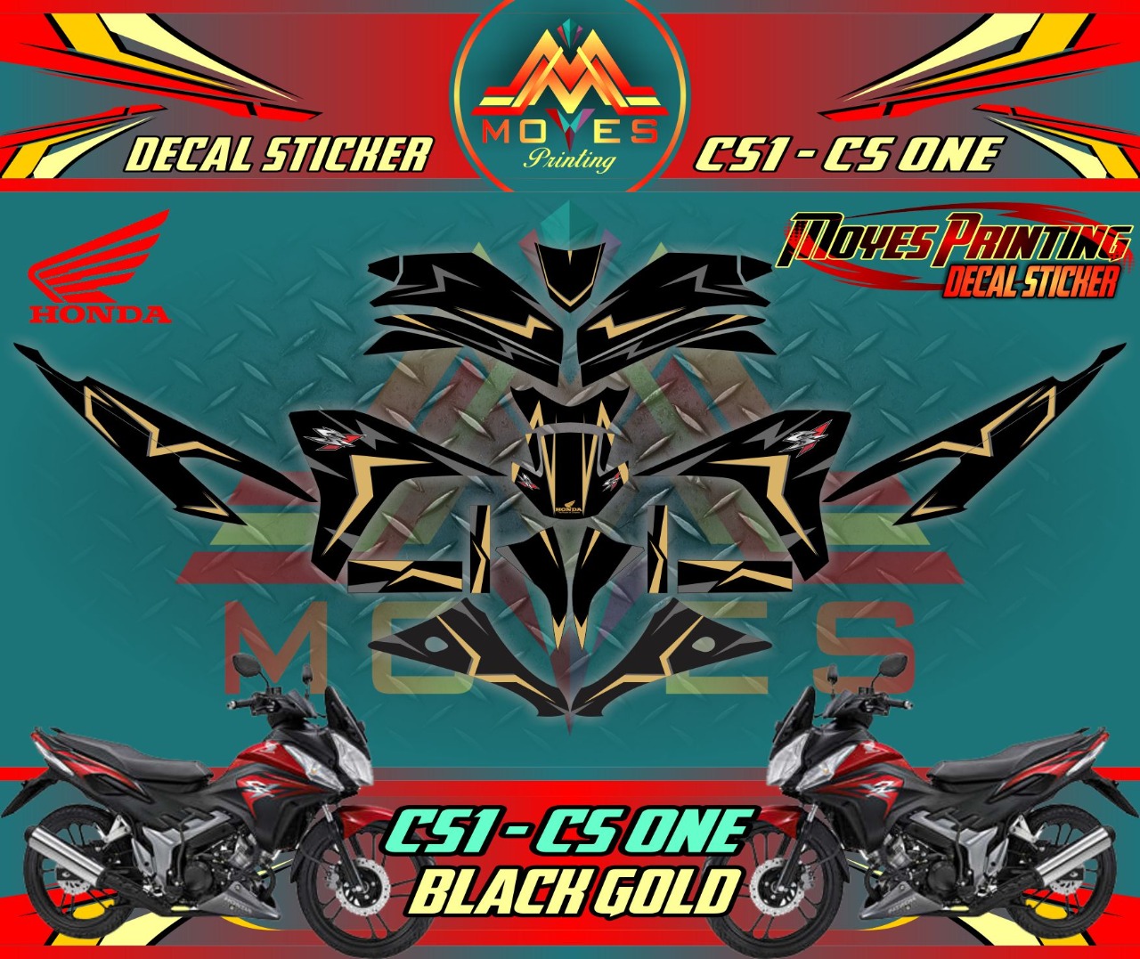 stiker cs 1 - cs one decal stiker motor cs 1 stiker motor honda cs 1 ...