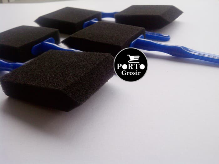 Mont Marte Foam Brushes 50mm Kuas Busa Hitam 50 mm Set isi 5 | Lazada ...