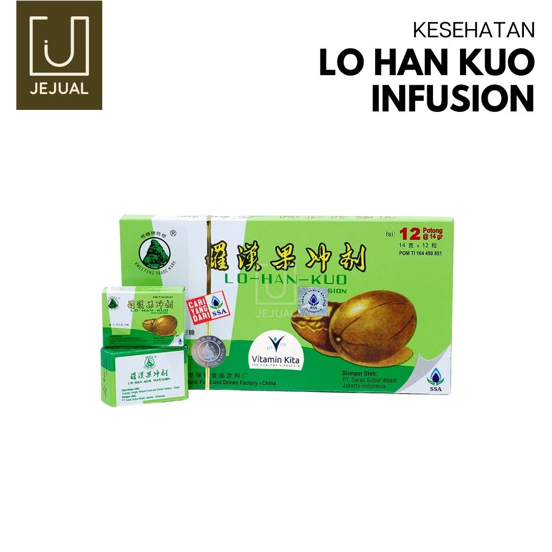 LO HAN KUO Minuman Obat Batuk/Panas Dalam/ Sakit Tenggorokan Teh/Jamu ...