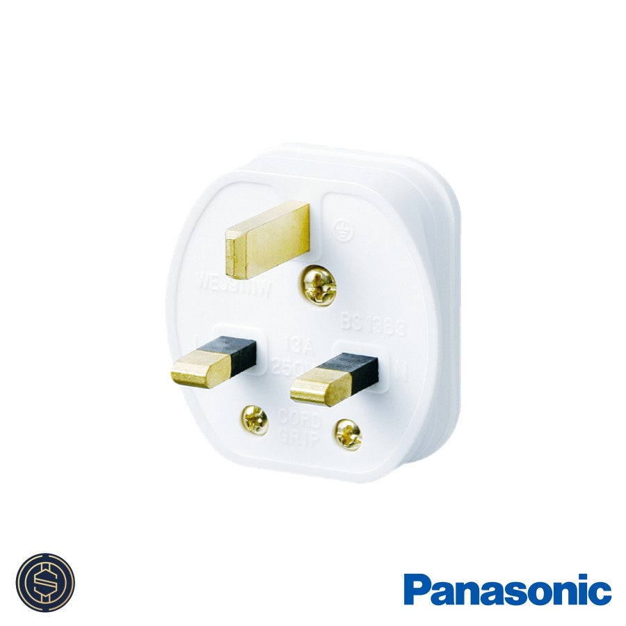 Panasonic Steker AC Kaki 3 Tiga WEJ9111W WEJ 9111W | Lazada Indonesia