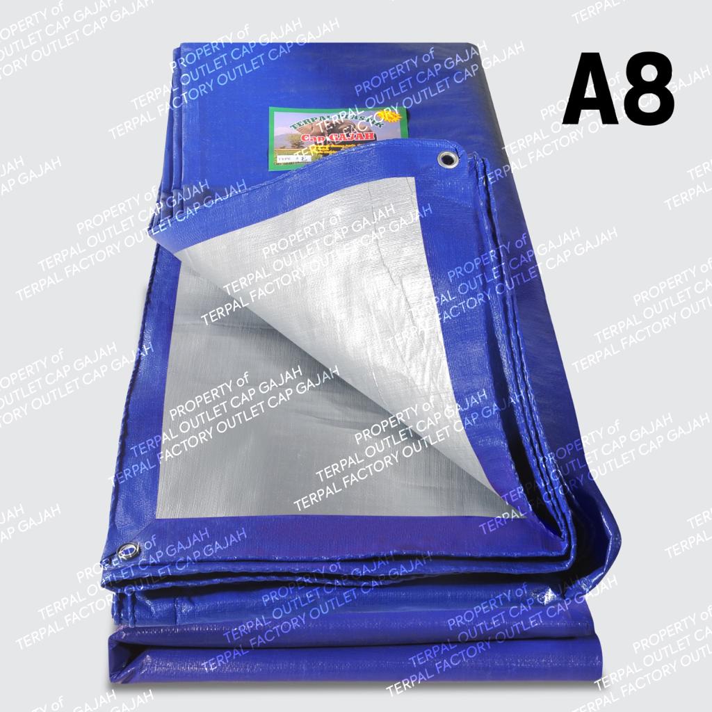 TERPAL PLASTIK A8 Ukuran 4x6 Meter Merk CAP GAJAH | Lazada Indonesia