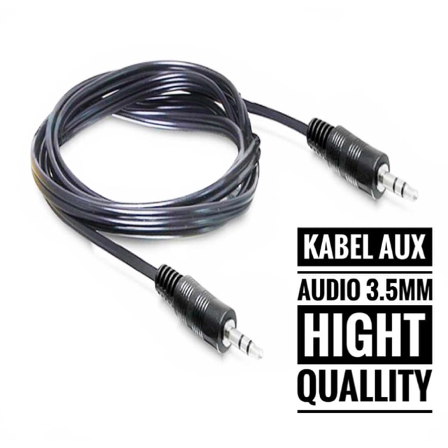 PROMO kabel aux 1 in 1 audio jack 3,5mm male to male kwalitas bagus ...
