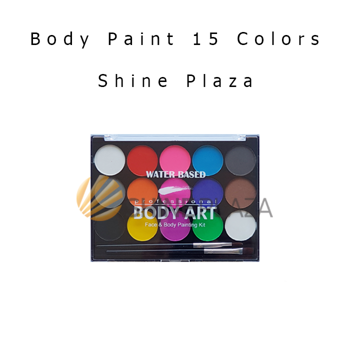 Face And Body Painting Art Set 15 Colors - Cat Minyak Muka 15 Warna ...