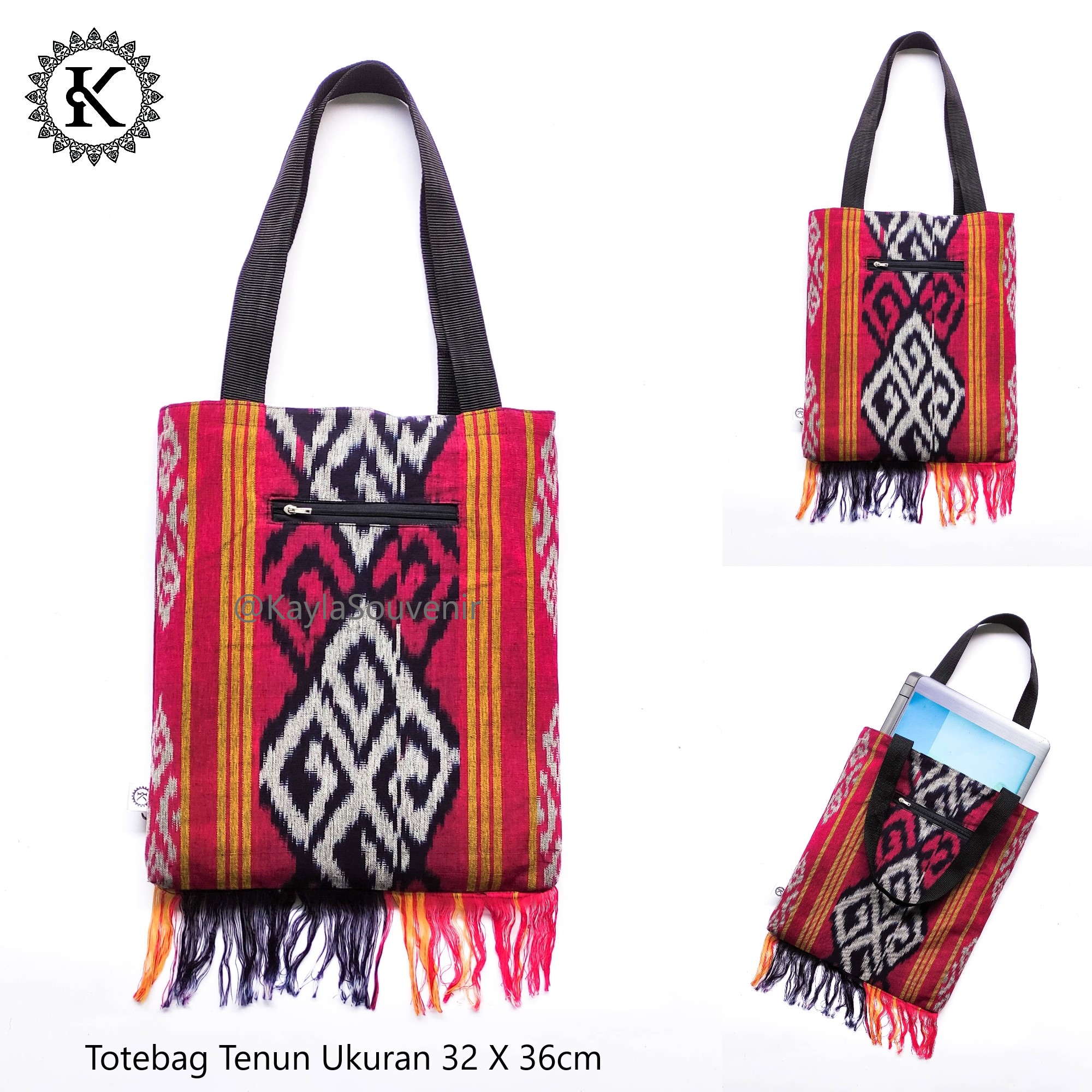 Tote Bag Tenun / Tas Totebag Tenun - Kayla Souvenir | Lazada Indonesia