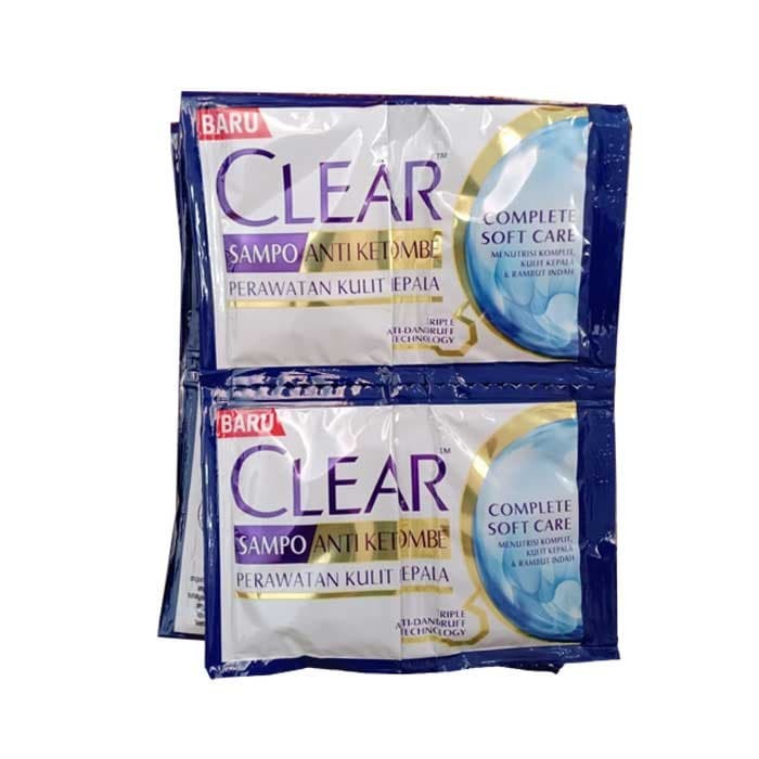 [ CLEAR ] Sampo Anti Dandruff Sachet Renceng ( 12 sachet ) | Lazada ...