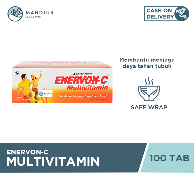 Enervon-C Multivitamin Dus Isi 25 Strip | Lazada Indonesia