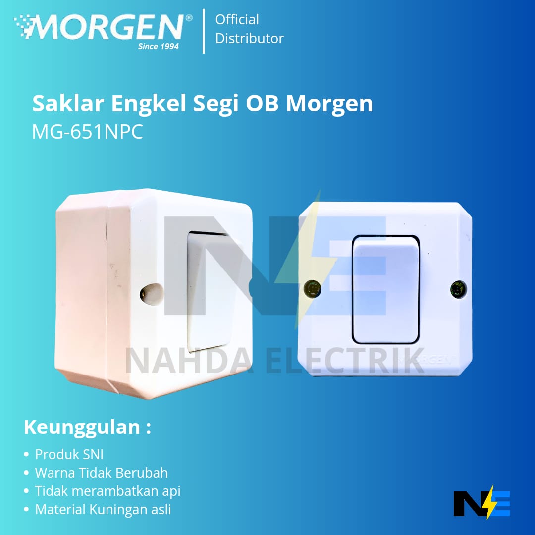 Saklar Engkel OB Morgen MG-651NPC OB Engkel Segi Morgen | Lazada Indonesia