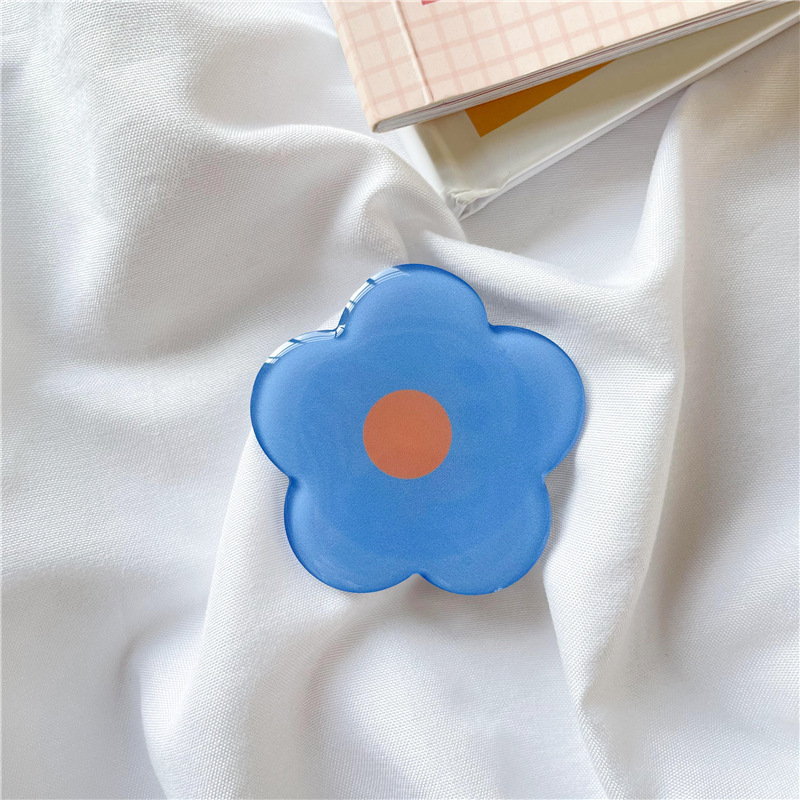 Pop socket stand hp / tab akrilik korean style model bunga warna warni ...