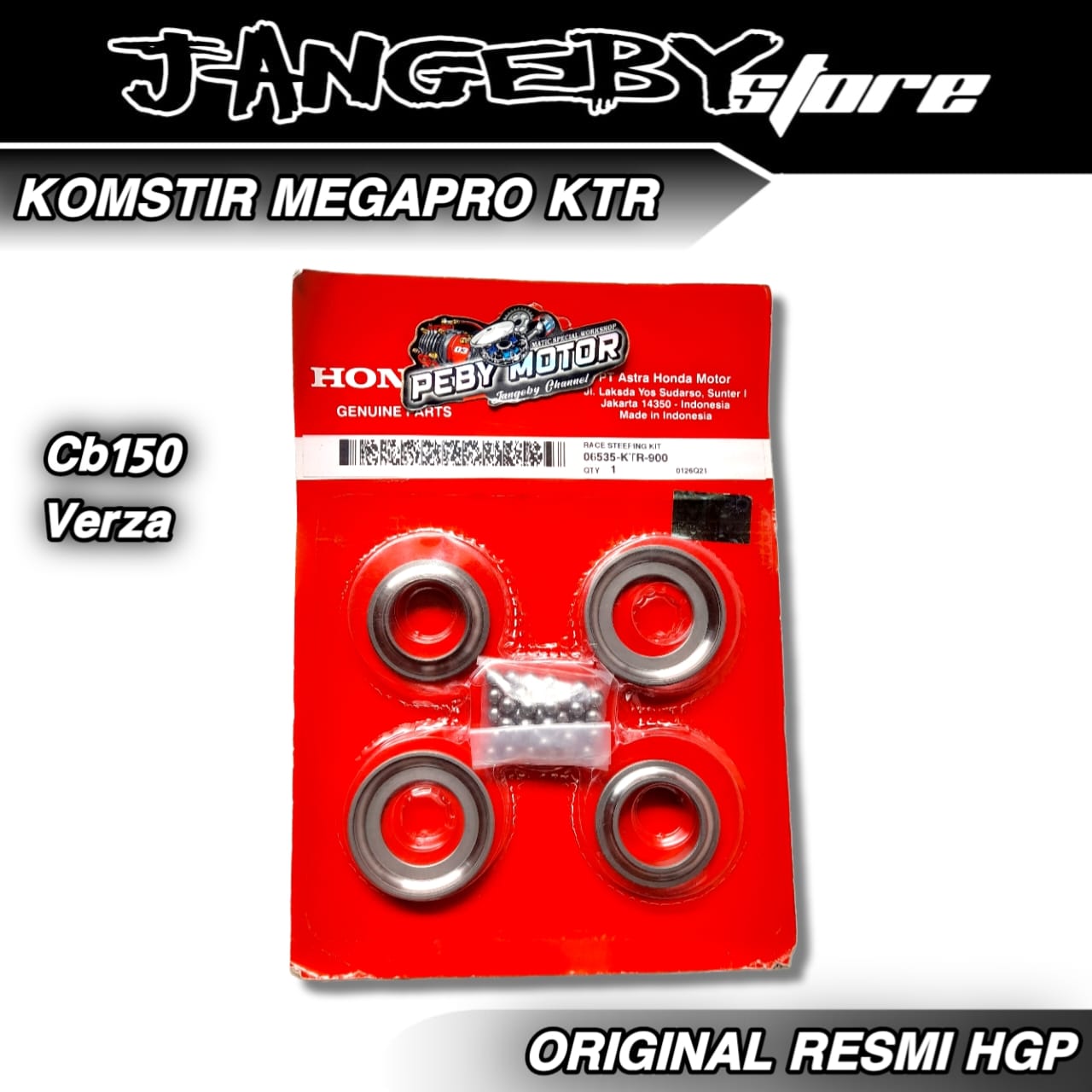 Komstir Megapro Monoshok Cb 150 Verza Original Resmi HGP Jangeby ...